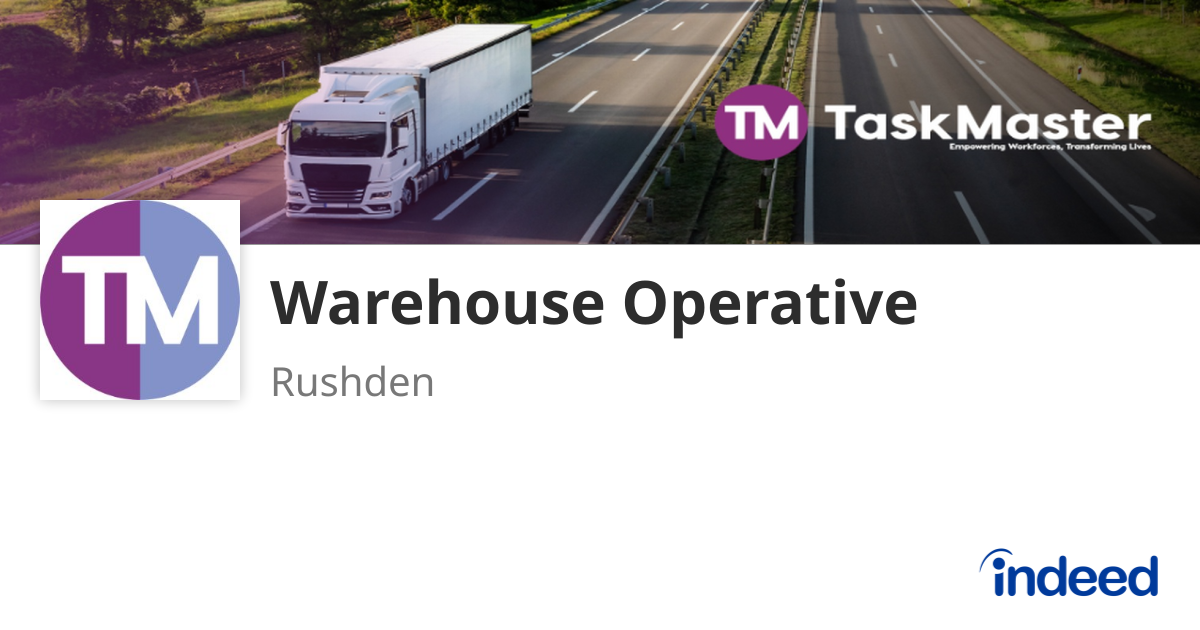Warehouse Operative - Rushden NN10 - Indeed.com