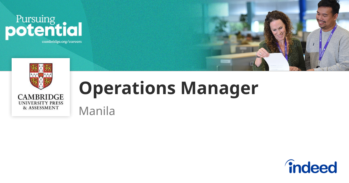 Operations Manager - Manila - Indeed.com