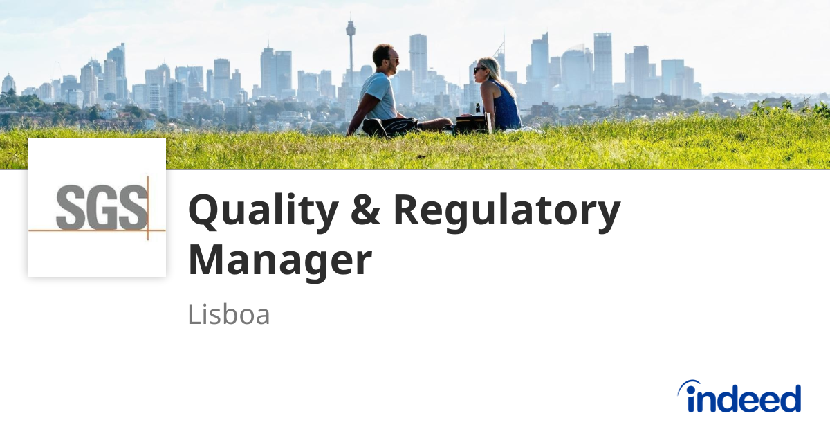 Quality & Regulatory Manager - Lisboa - Indeed.com