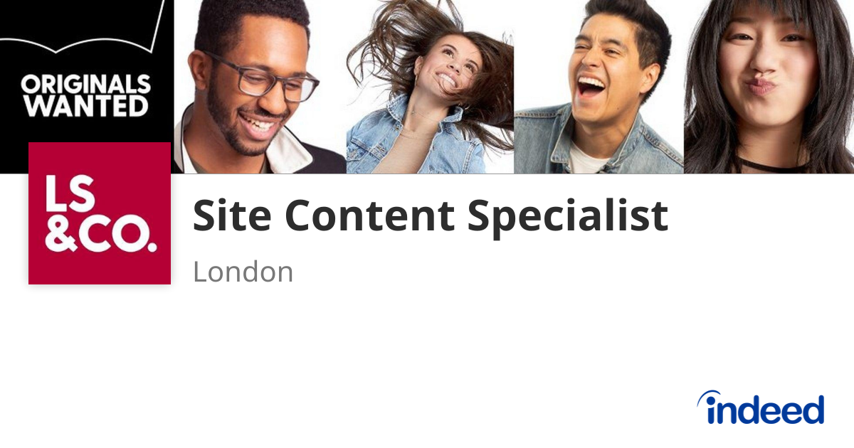 Site Content Specialist - London - Indeed.com
