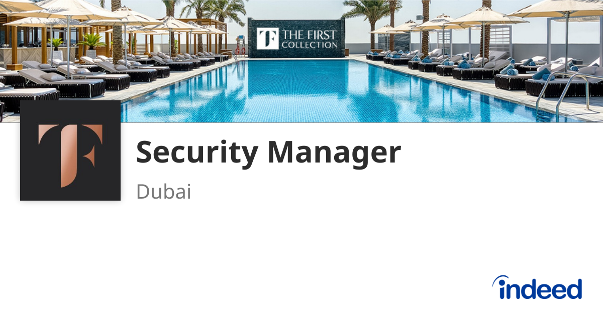 Security Manager - Dubai - Indeed.com