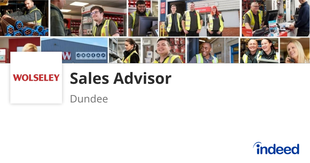 Sales Advisor - Dundee DD2 3QQ - Indeed.com