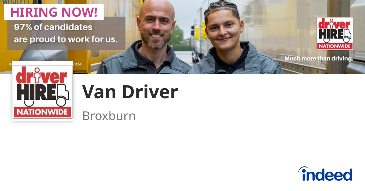 Van Driver - Broxburn - Indeed.com