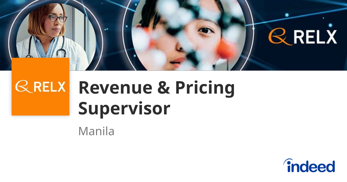 Revenue & Pricing Supervisor - Manila - Indeed.com