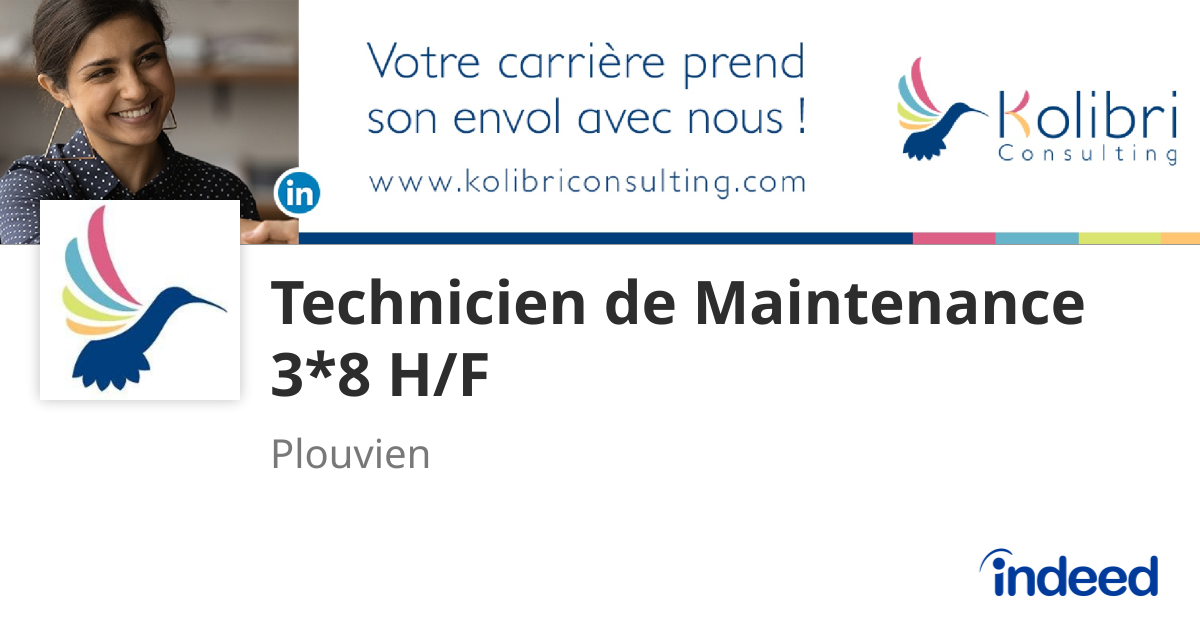 Technicien de Maintenance 3*8 H/F - Plouvien (29) - Indeed.com
