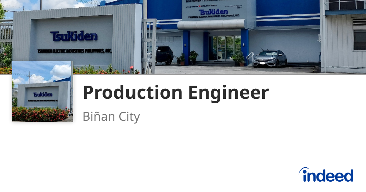 Production Engineer - Biñan City - Indeed.com
