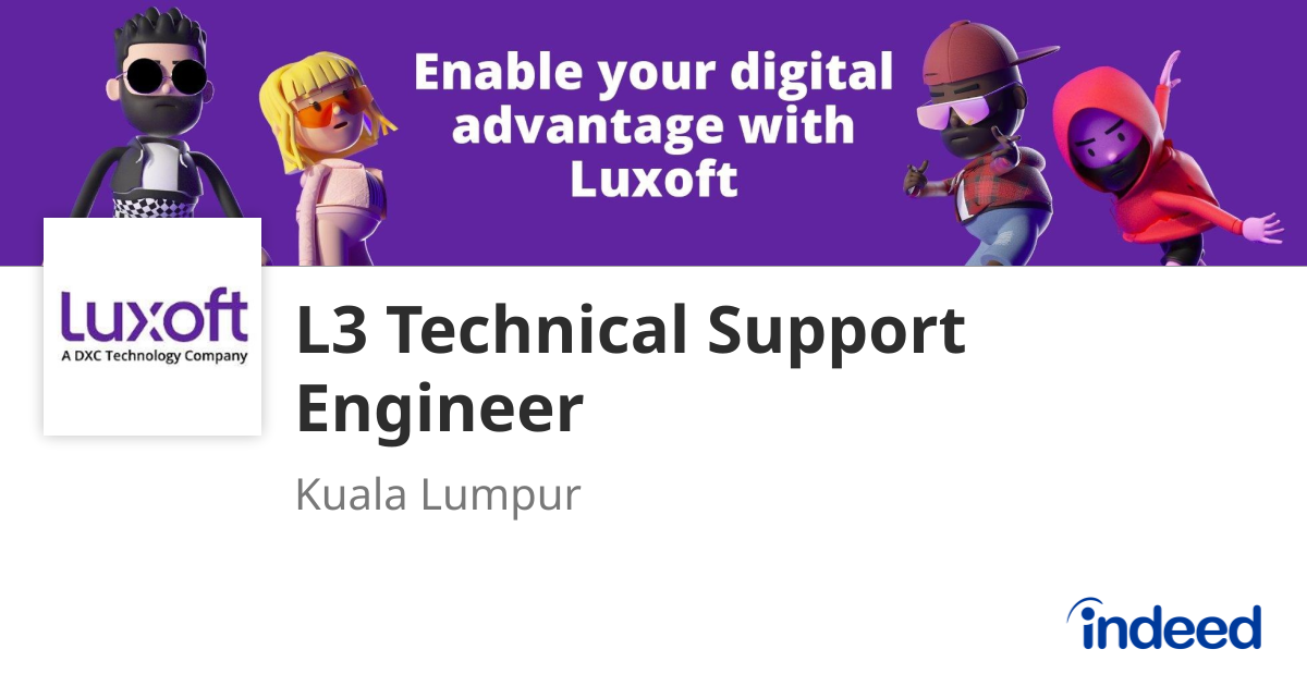 L3 Technical Support Engineer - Kuala Lumpur - Indeed.com