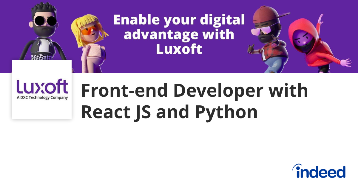 Front-end Developer with React JS and Python - Hyderabad, Telangana - Indeed.com