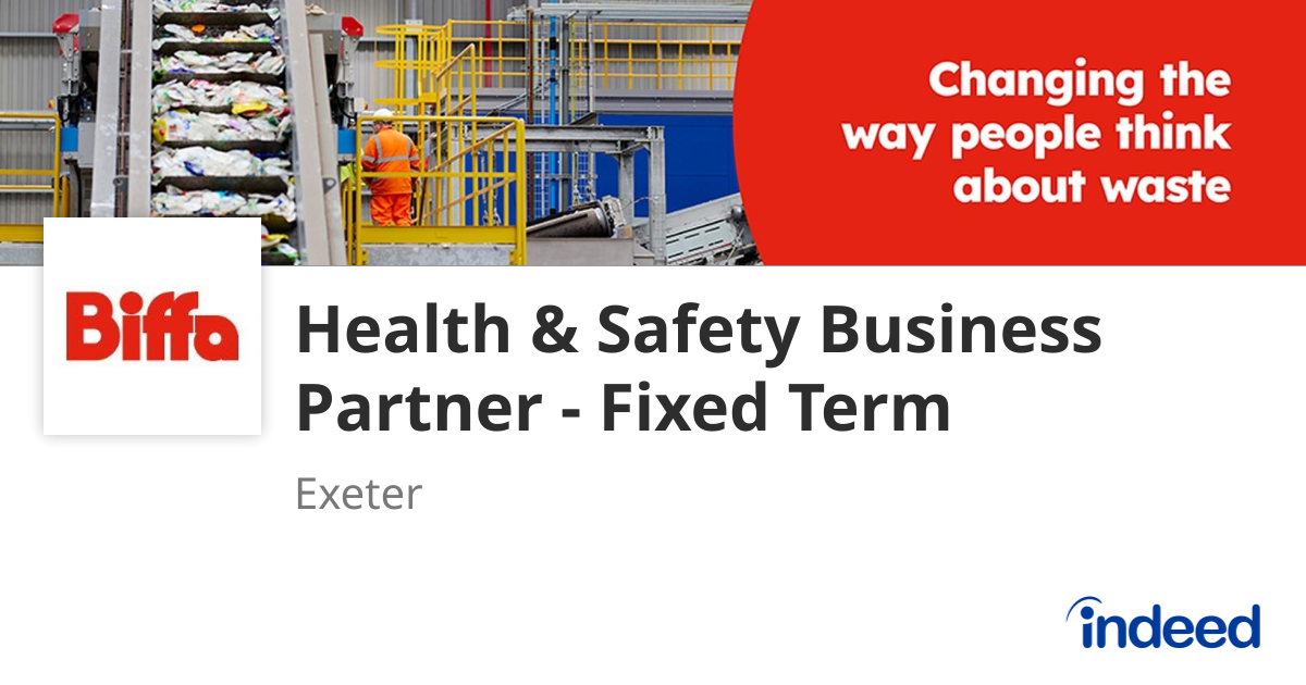 Health & Safety Business Partner - Fixed Term - Exeter - Indeed.com