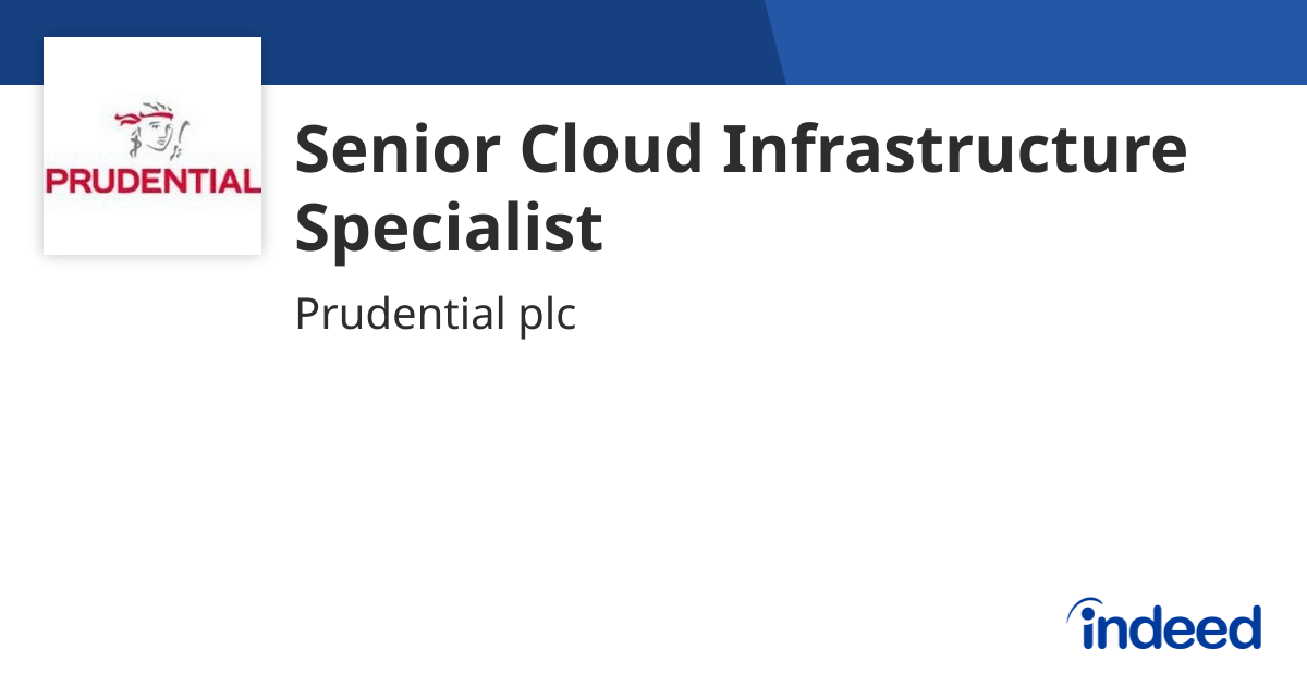 Senior Cloud Infrastructure Specialist - Bengaluru, Karnataka - Indeed.com