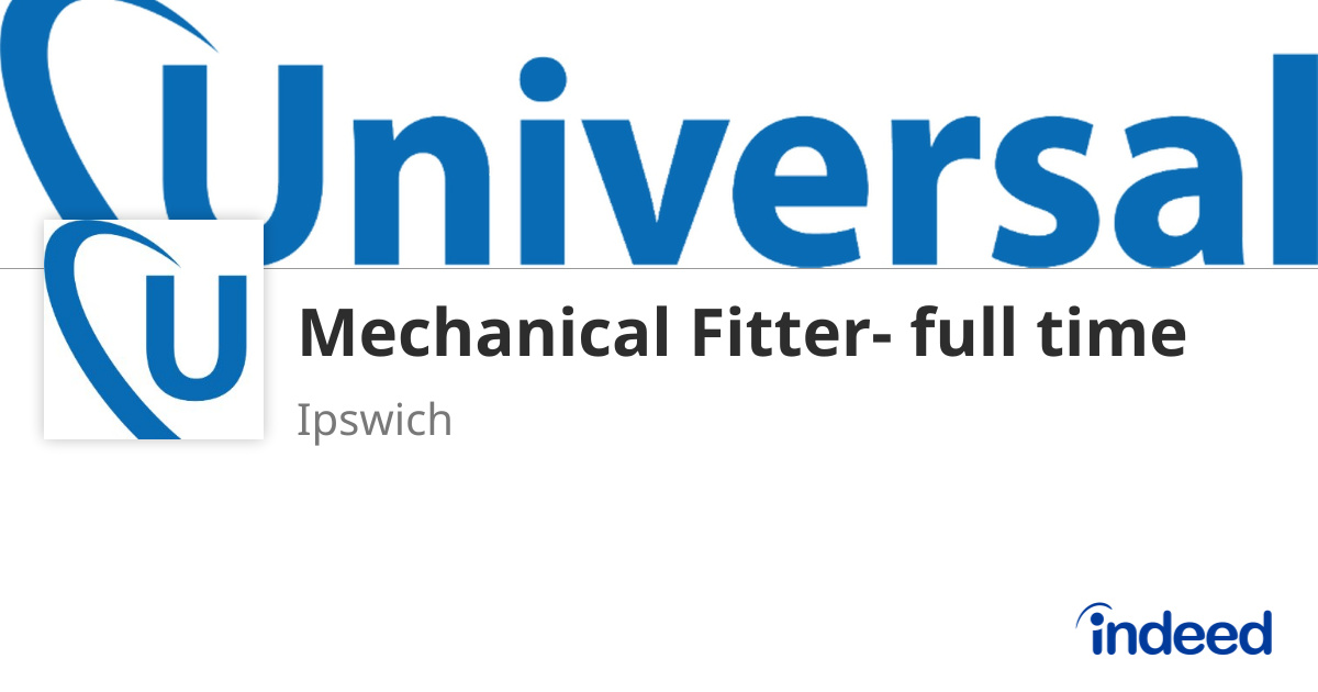 Mechanical Fitter- full time - Ipswich IP1 5AP - Indeed.com