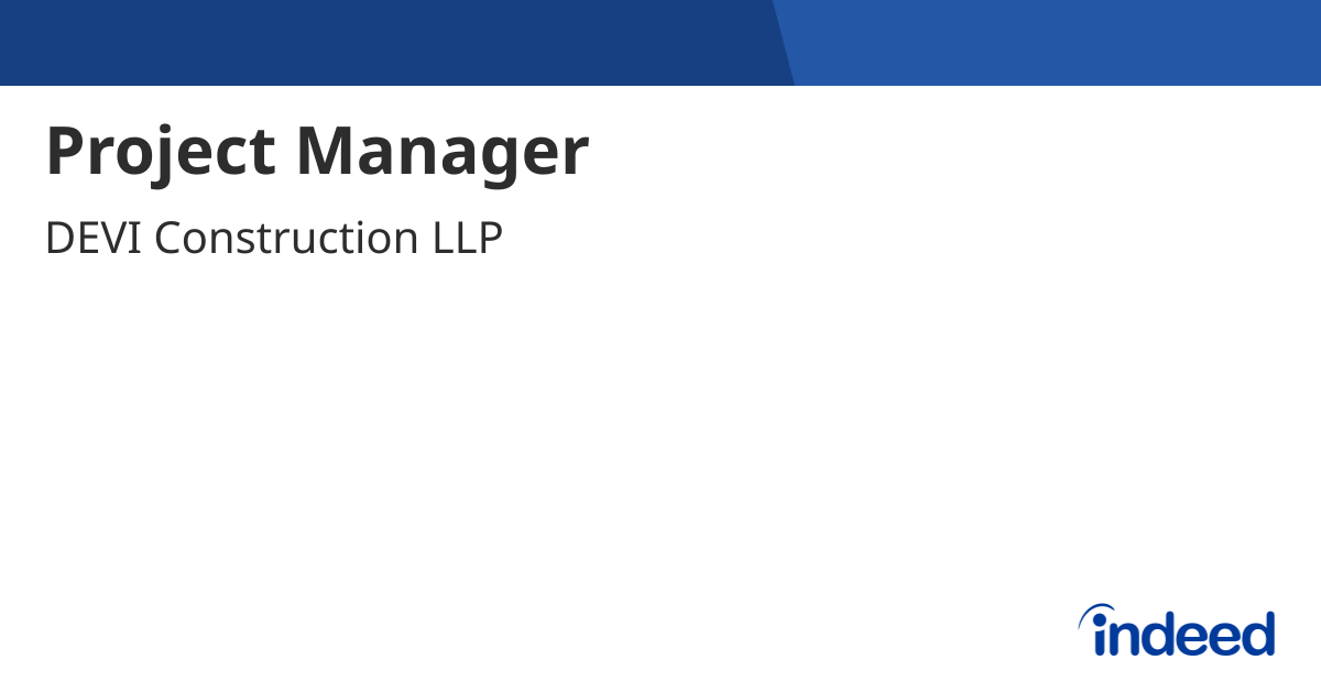 Project Manager - Pune, Maharashtra - Indeed.com