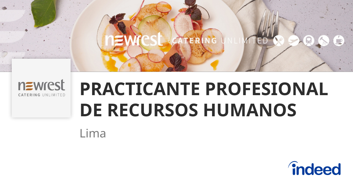PRACTICANTE PROFESIONAL DE RECURSOS HUMANOS - Lima, Lima - Indeed.com