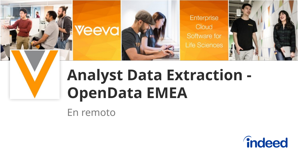 Analyst Data Extraction - OpenData EMEA - En remoto - Indeed.com