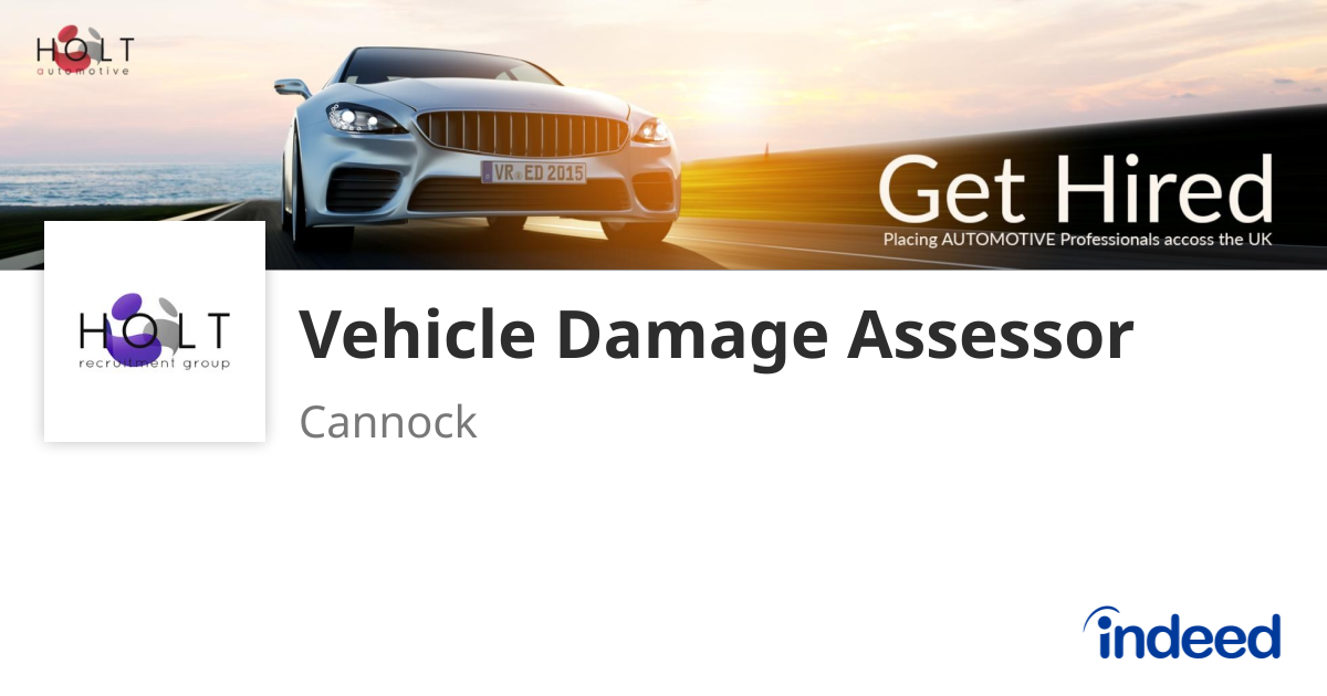 Vehicle Damage Assessor - Cannock - Indeed.com