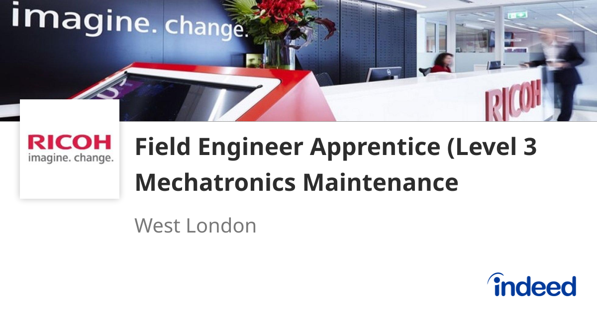 Field Engineer Apprentice (Level 3 Mechatronics Maintenance Technician ...