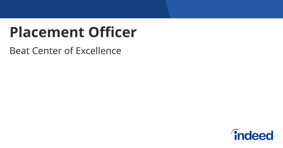 Placement Officer - Kochi, Kerala - Indeed.com