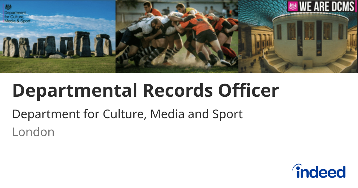 Departmental Records Officer - London - Indeed.com
