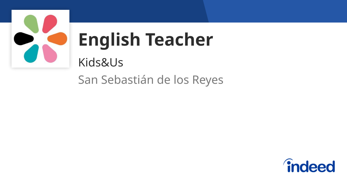 English Teacher - 28702 San Sebastián de los Reyes, Madrid provincia ...