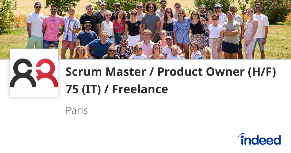 Scrum Master / Product Owner (H/F) 75 (IT) / Freelance - Paris (75 ...