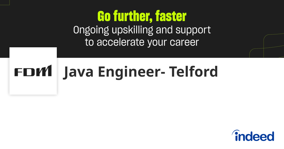 Java Engineer- Telford - Leeds - Indeed.com