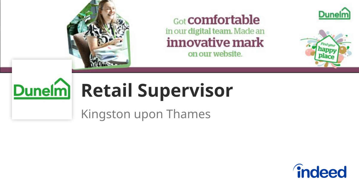 Merchandising Supervisor - Kingston upon Thames KT1 1NU - Indeed.com