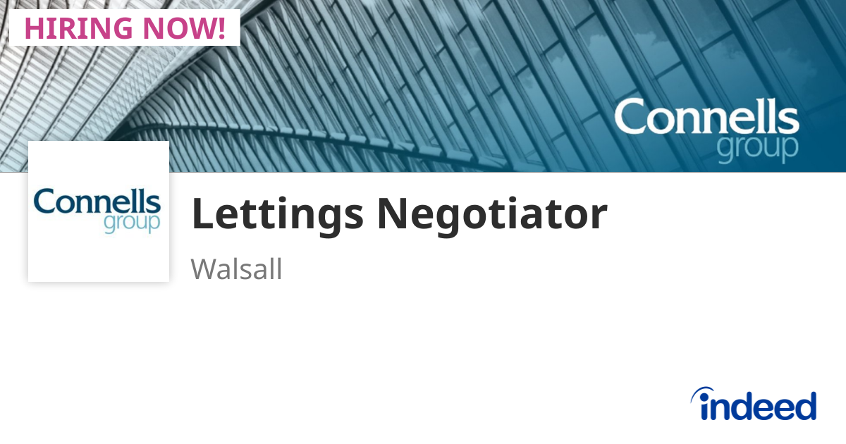 Lettings Negotiator - Walsall - Indeed.com