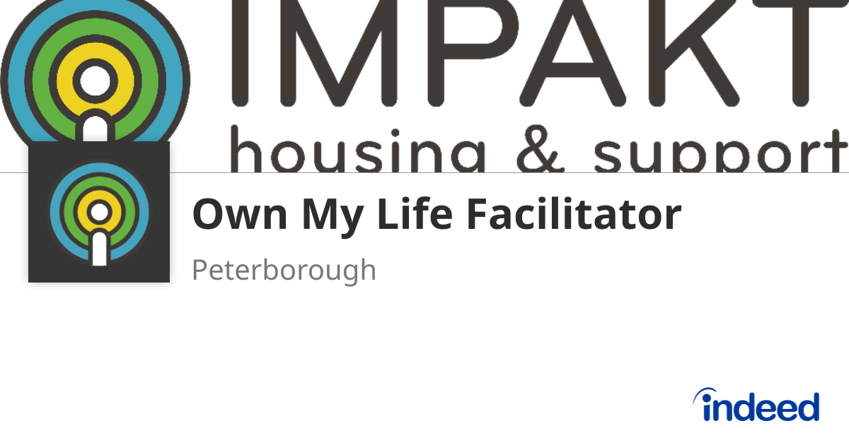 Own My Life Facilitator - Peterborough - Indeed.com