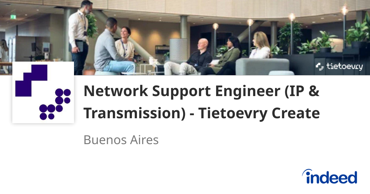 Network Support Engineer (IP & Transmission) - Tietoevry Create (m/f/d ...