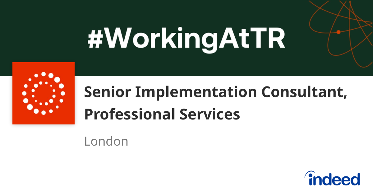 Senior Implementation Consultant, Professional Services - London ...