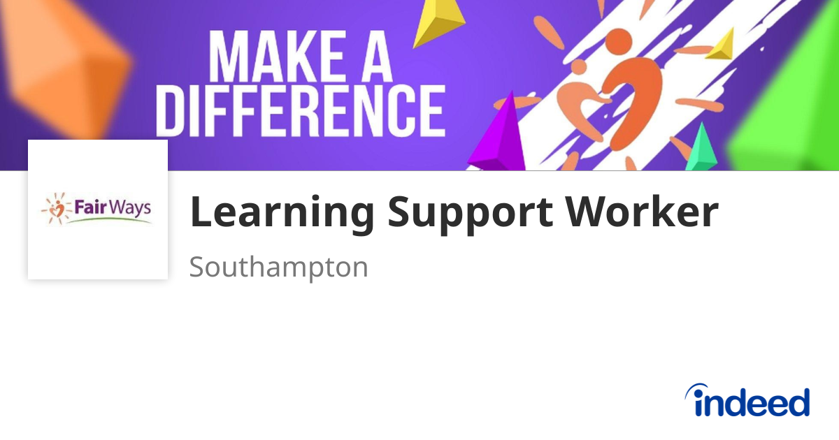 Learning Support Worker - Southampton SO40 - Indeed.com