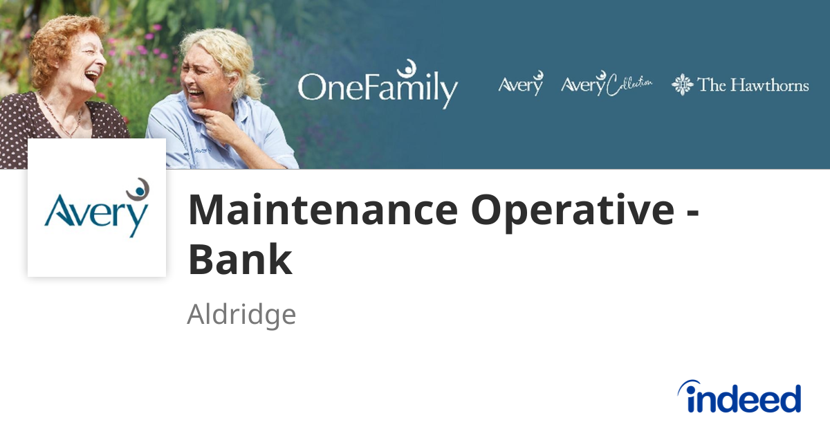 Maintenance Operative - Bank - Aldridge WS9 8UH - Indeed.com