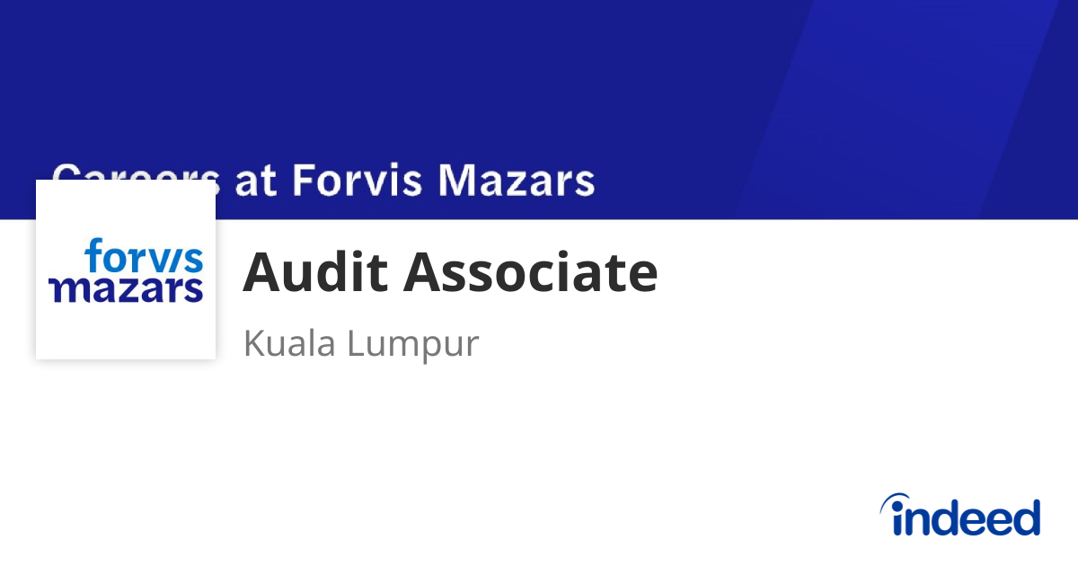 Audit Associate - Kuala Lumpur - Indeed.com