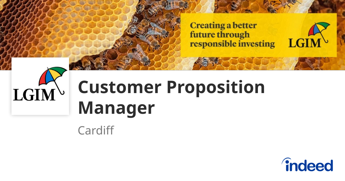 Customer Proposition Manager - Cardiff - Indeed.com