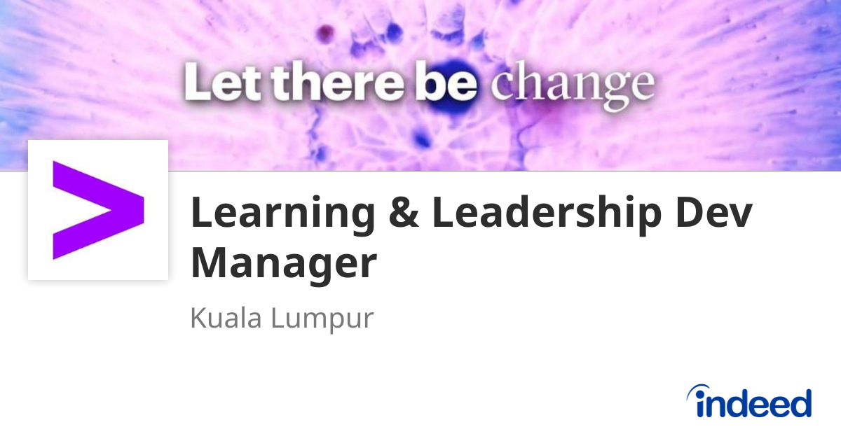 Learning & Leadership Dev Manager - Kuala Lumpur - Indeed.com
