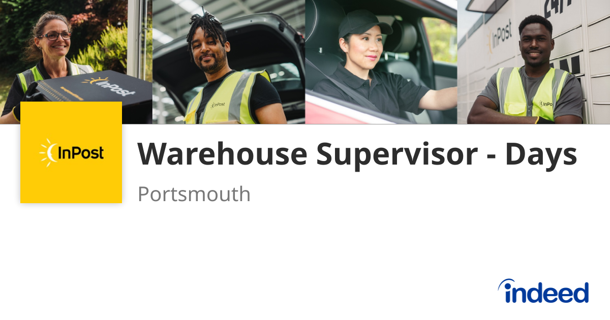 Warehouse Supervisor - Days - Portsmouth PO6 1SX - Indeed.com