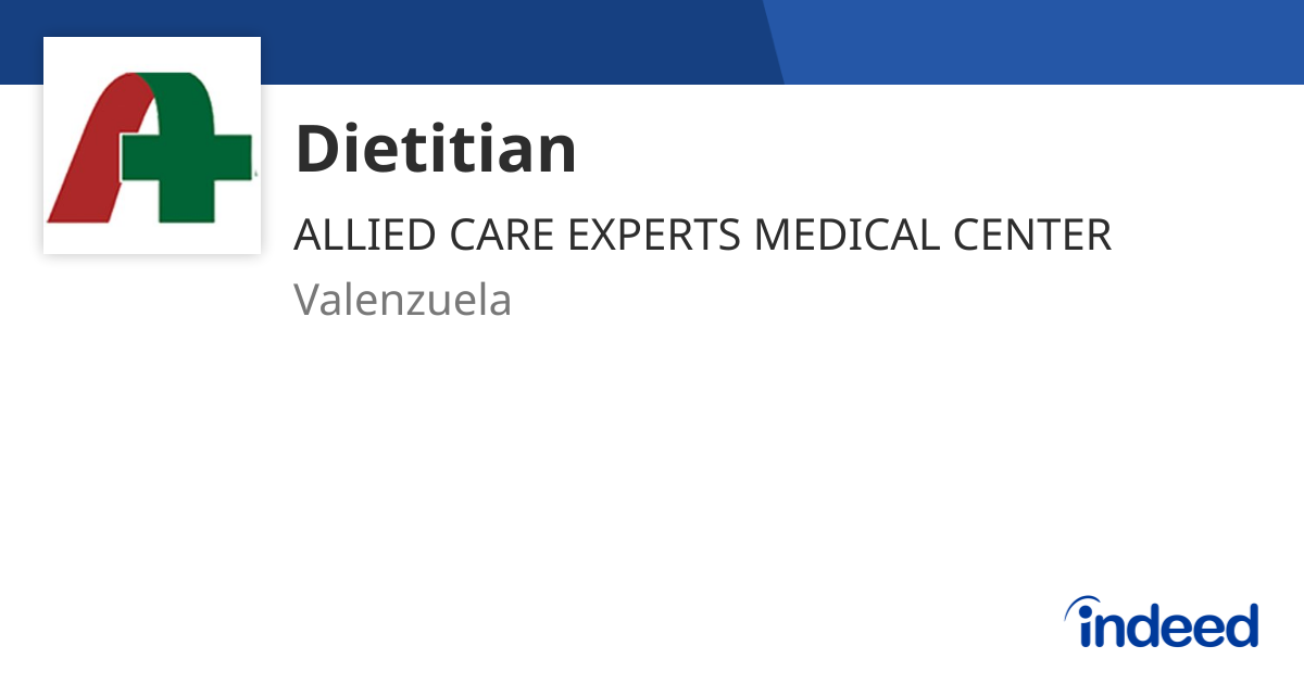 Dietitian - Valenzuela - Indeed.com