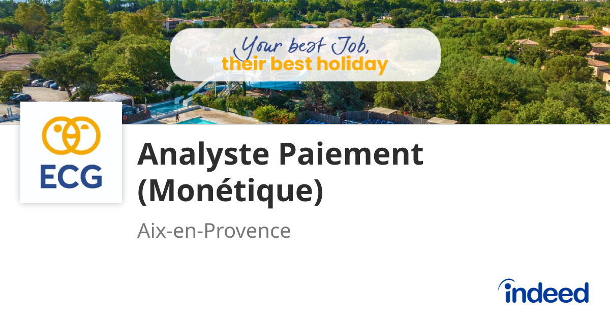 Analyste Paiement (Monétique) - 13090 Aix-en-Provence - Indeed.com
