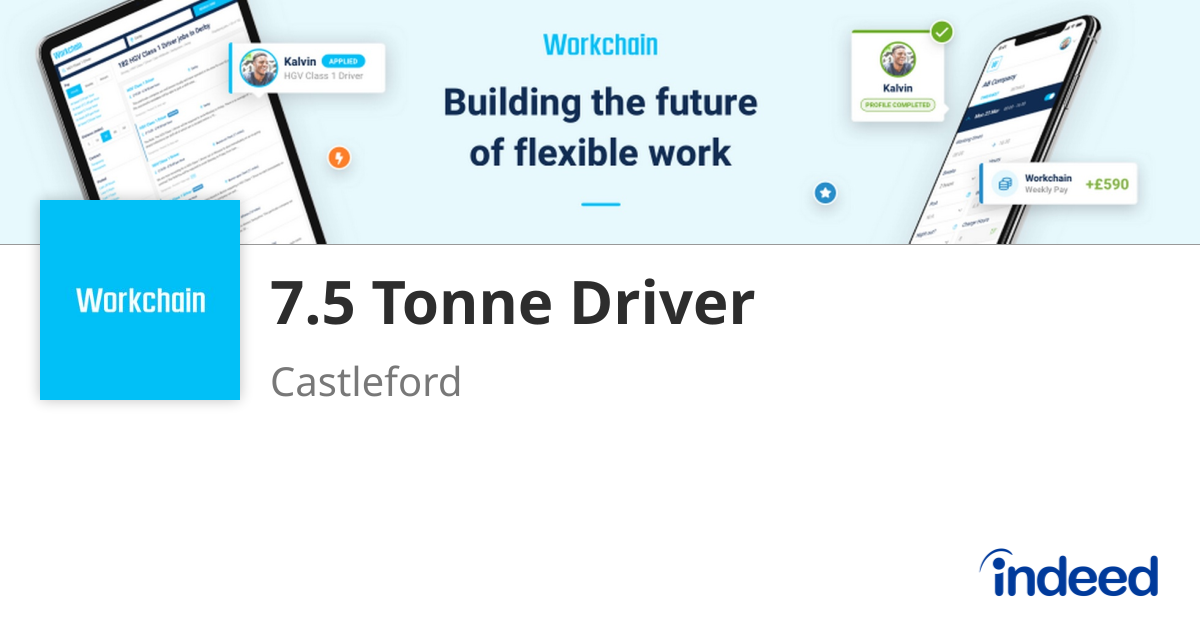 7.5 Tonne Driver - Castleford - Indeed.com