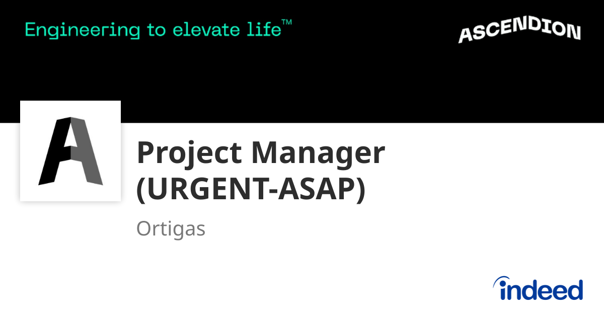 Project Manager (URGENT-ASAP) - Ortigas - Indeed.com
