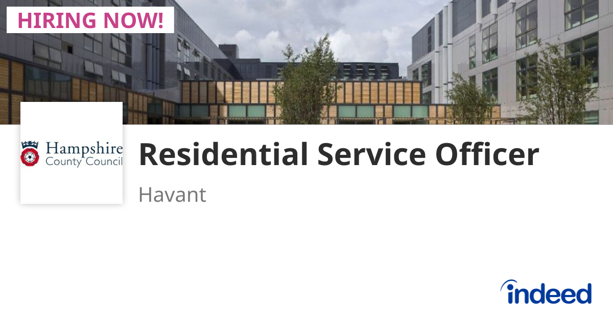 Residential Service Officer - Havant - Indeed.com