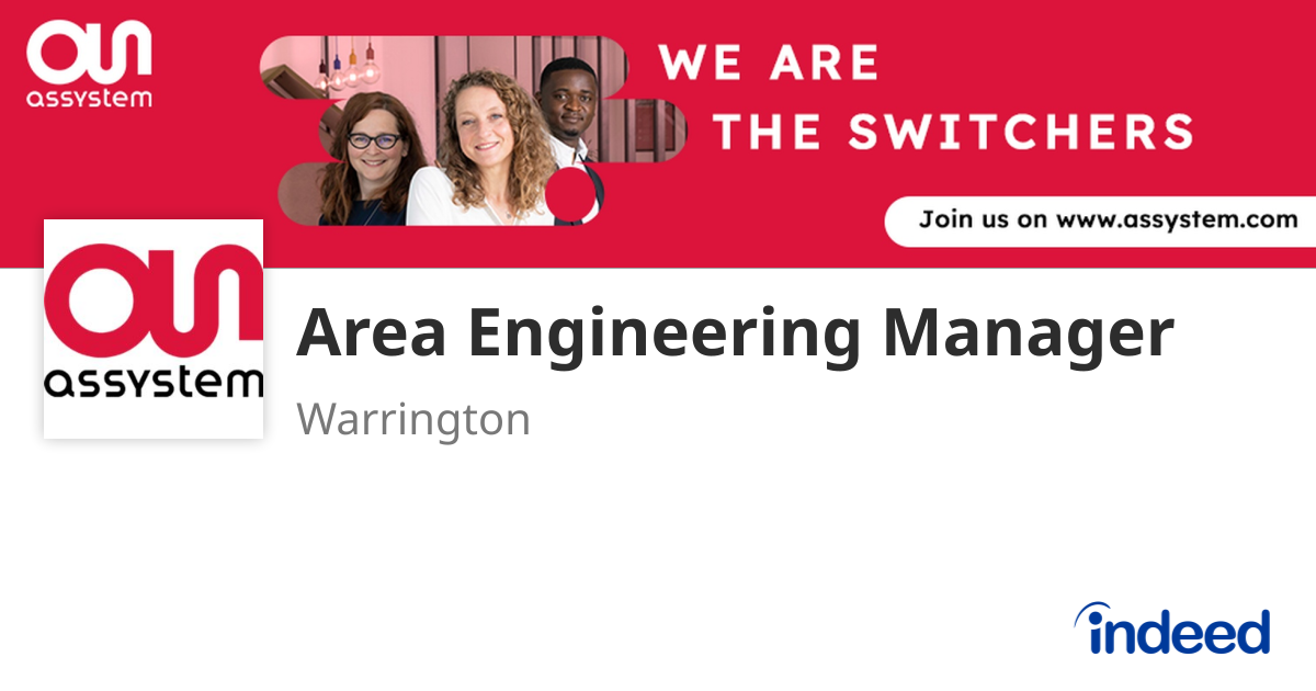 Area Engineering Manager - Warrington - Indeed.com