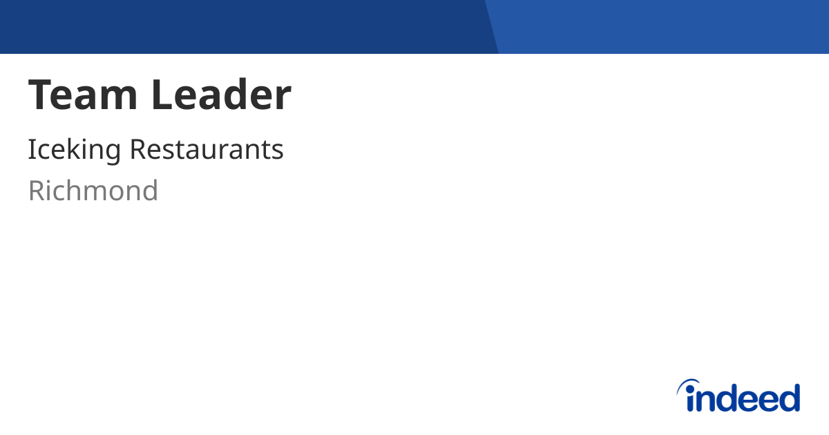 Indeed Jobs Richmond Kynull