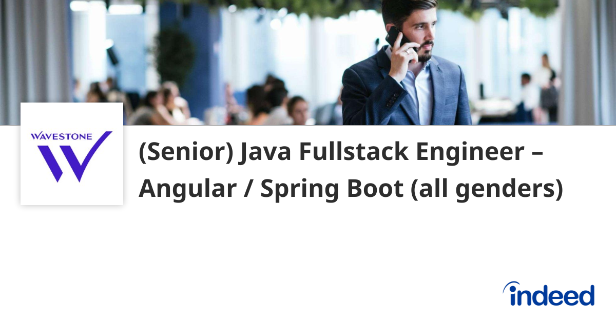 (Senior) Java Fullstack Engineer – Angular / Spring Boot (all genders ...