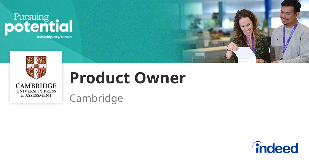 Product Owner - Cambridge - Indeed.com