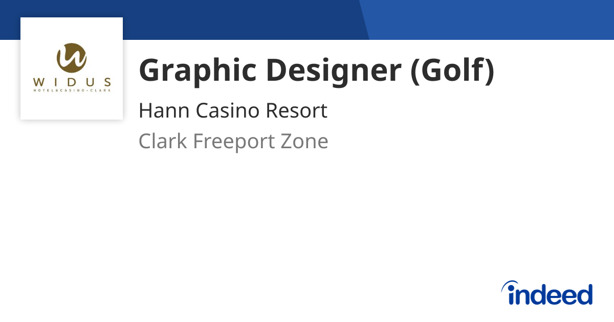 Graphic Designer (Golf) - Clark Freeport Zone - Indeed.com