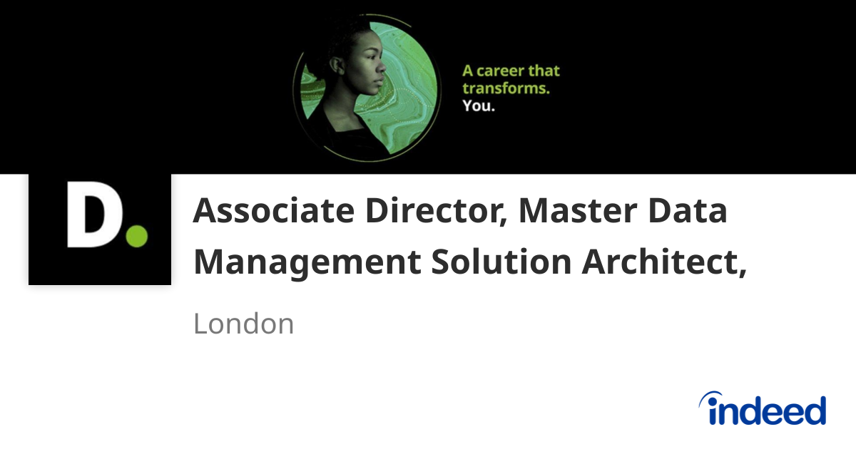 Associate Director, Master Data Management Solution Architect, Engineering, AI & Data ...