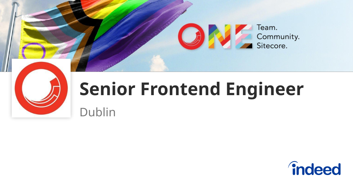 Senior Frontend Engineer - Dublin, County Dublin - Indeed.com