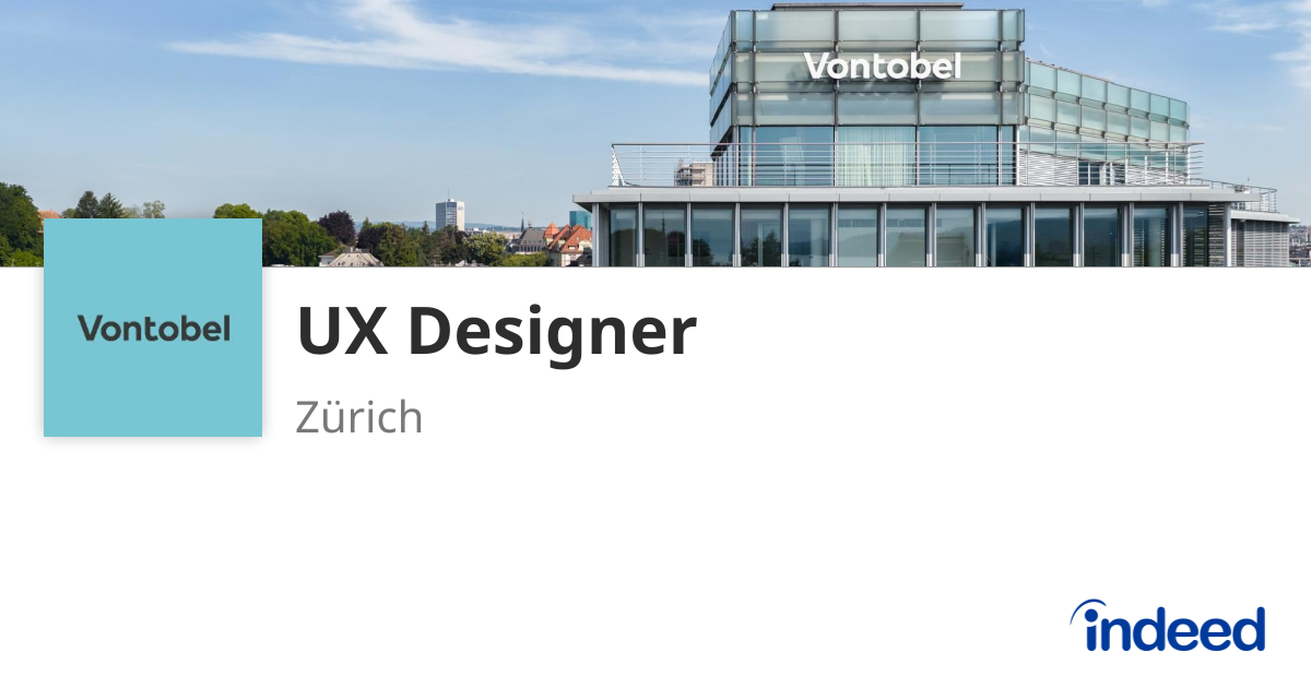 UX Designer - Zürich, ZH - Indeed.com