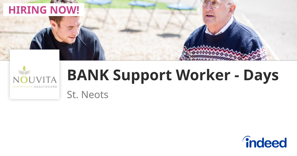 Support Worker - Nursing Care Home - St. Neots PE19 6SR - Indeed.com